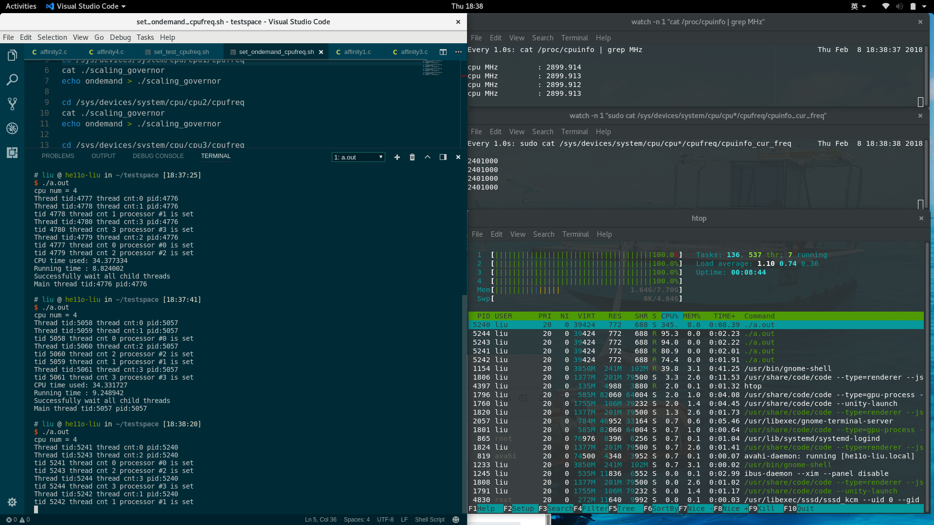 初探Linux CPU动态调频与实测 - 知乎