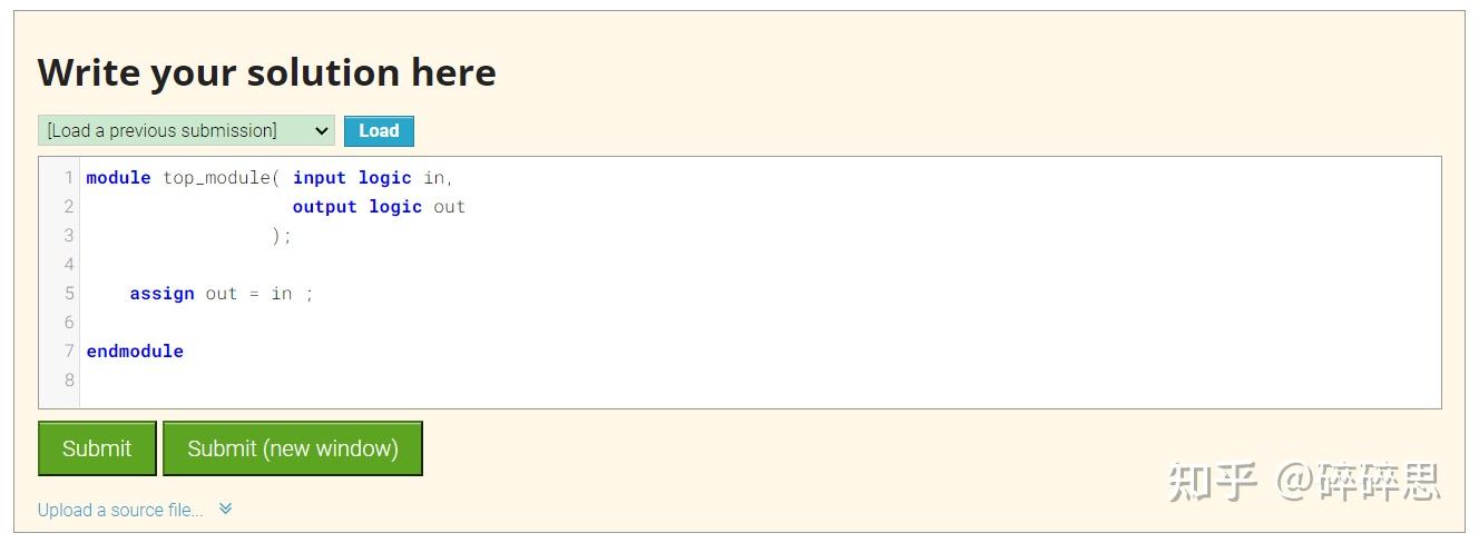 HDLBits: 在线学习 SystemVerilog（二）-Problem 7-9 - 知乎