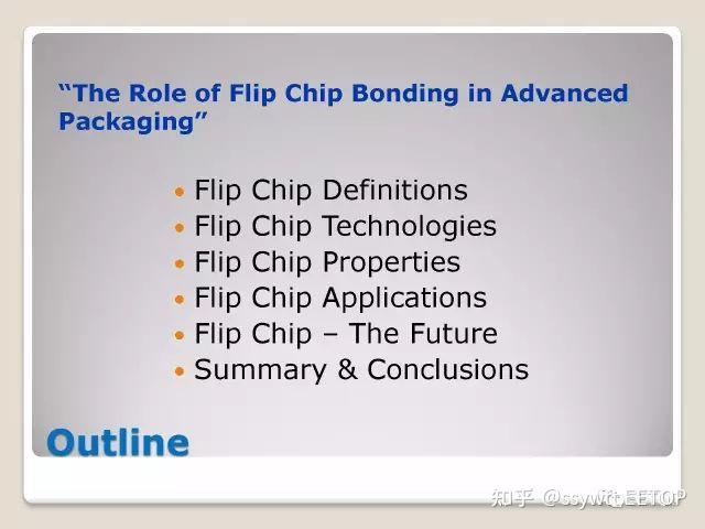 Flip chip Bonding介绍(PPT) - 知乎