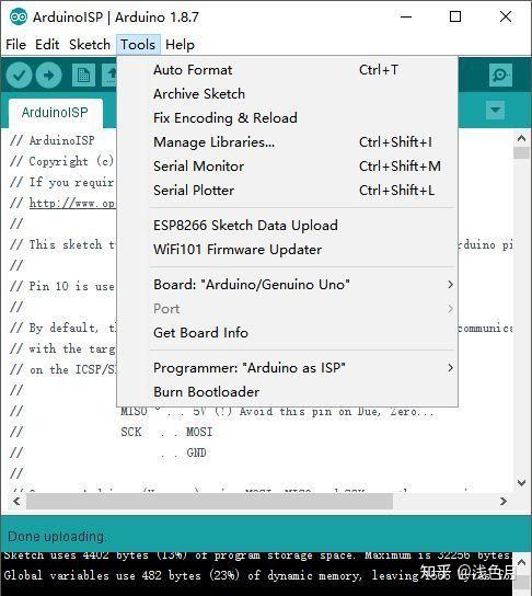 Arduino充当ISP烧录器修复Arduino记录 - 知乎