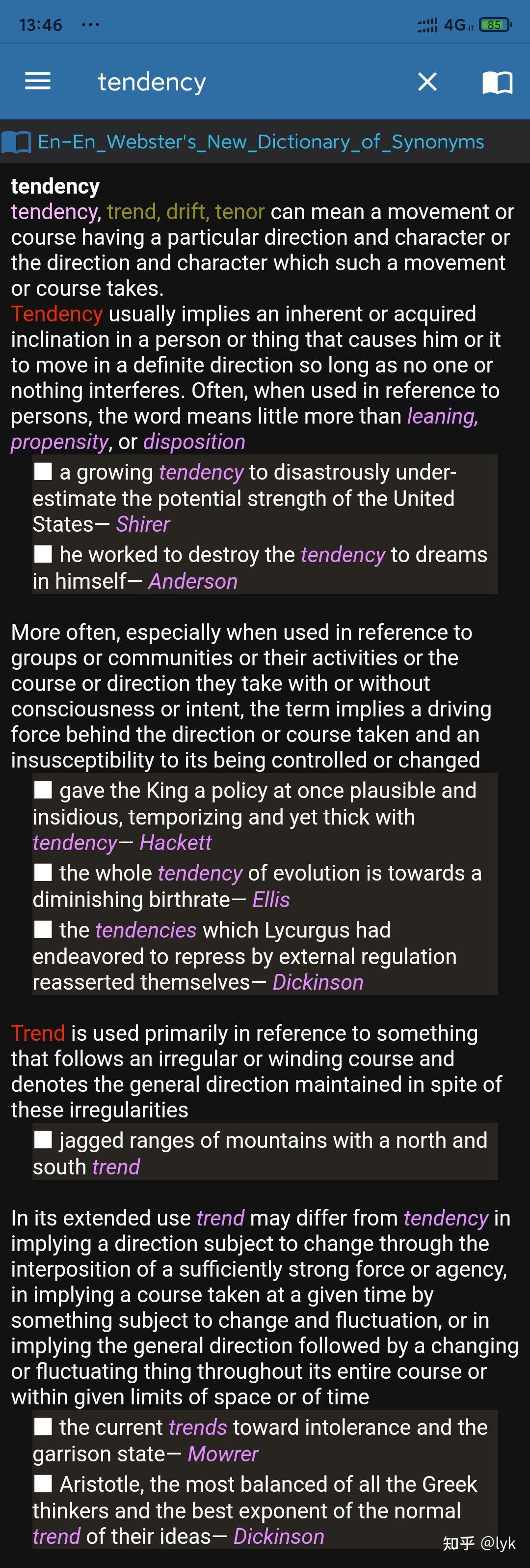 英语同义词辨析：trend&tendency - 知乎