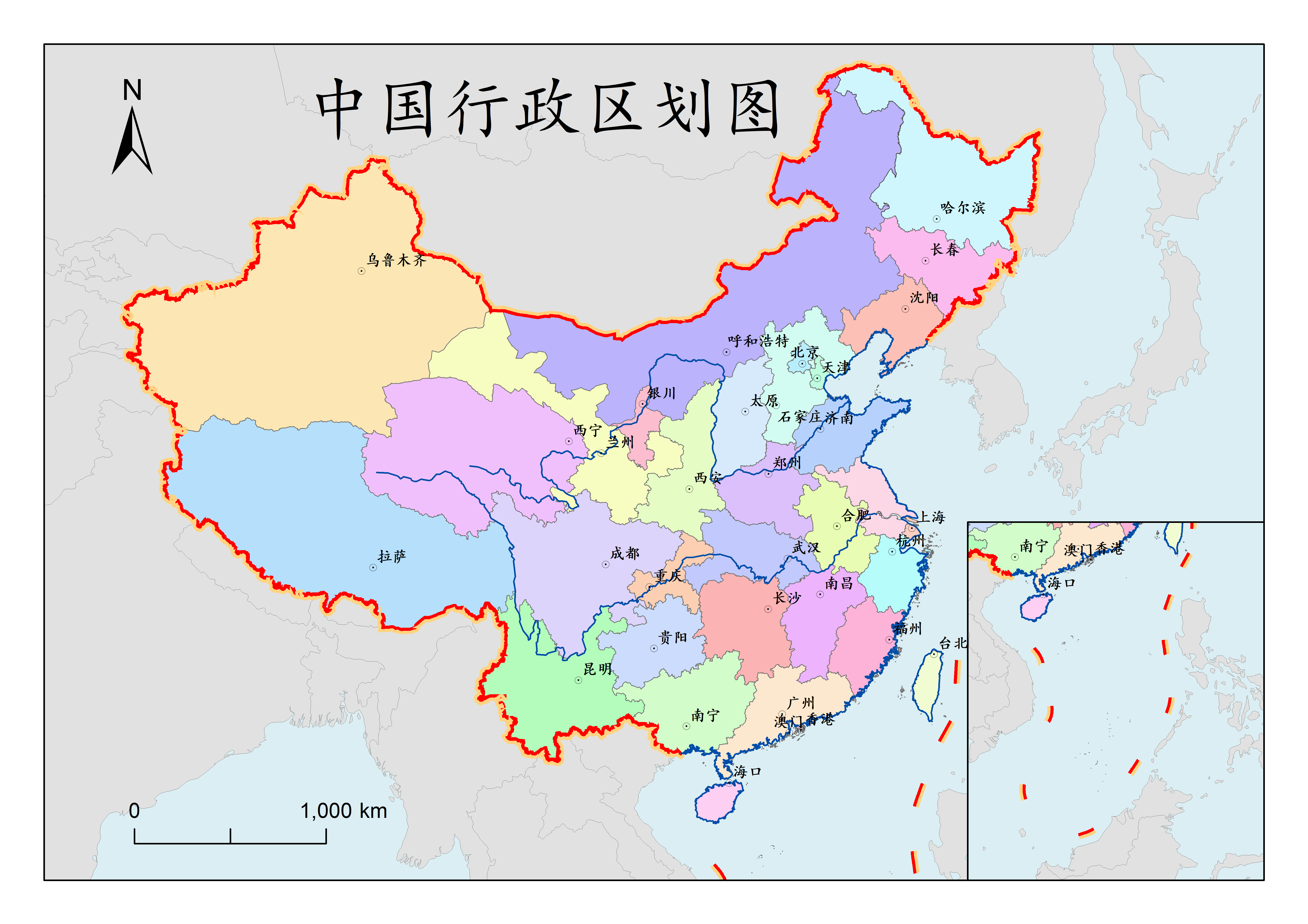 ArcGis制作中国地图（附实验数据） - 知乎