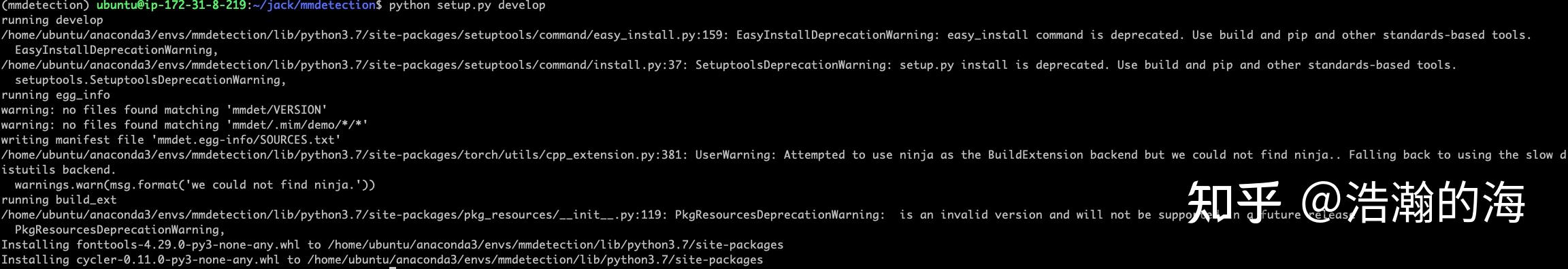 mmdetection成功安装记录 - 知乎