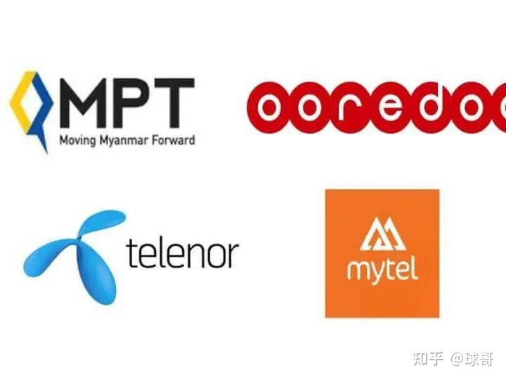 缅甸mytel、mpt、ooredoo、telenor手机话费流量 知乎