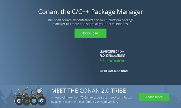 酷站推荐 - conan.io - Conan | C/C++ Open Source Package Manager - 知乎