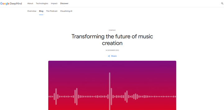 「每日必看的AI前沿」DeepMind推出音乐生成模型Lyria - 知乎