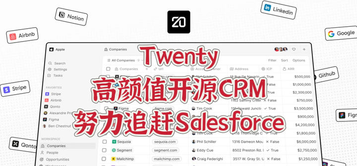 一款高颜值、跨平台、自托管的免费开源CRM项目——Twenty - 知乎