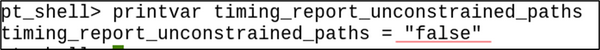 PrimeTime中的timing_report_unconstrained_paths变量 - 知乎