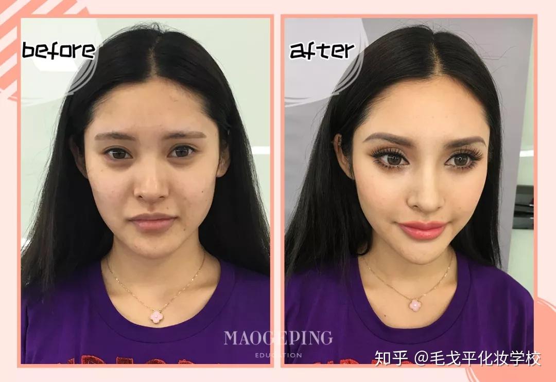 化妆前 Vs 化妆后的差距居然这么大？这就是化妆的重要性！ 知乎