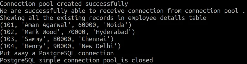 Python PostgreSQL — 使用 Psycopg2 的连接池 - 知乎
