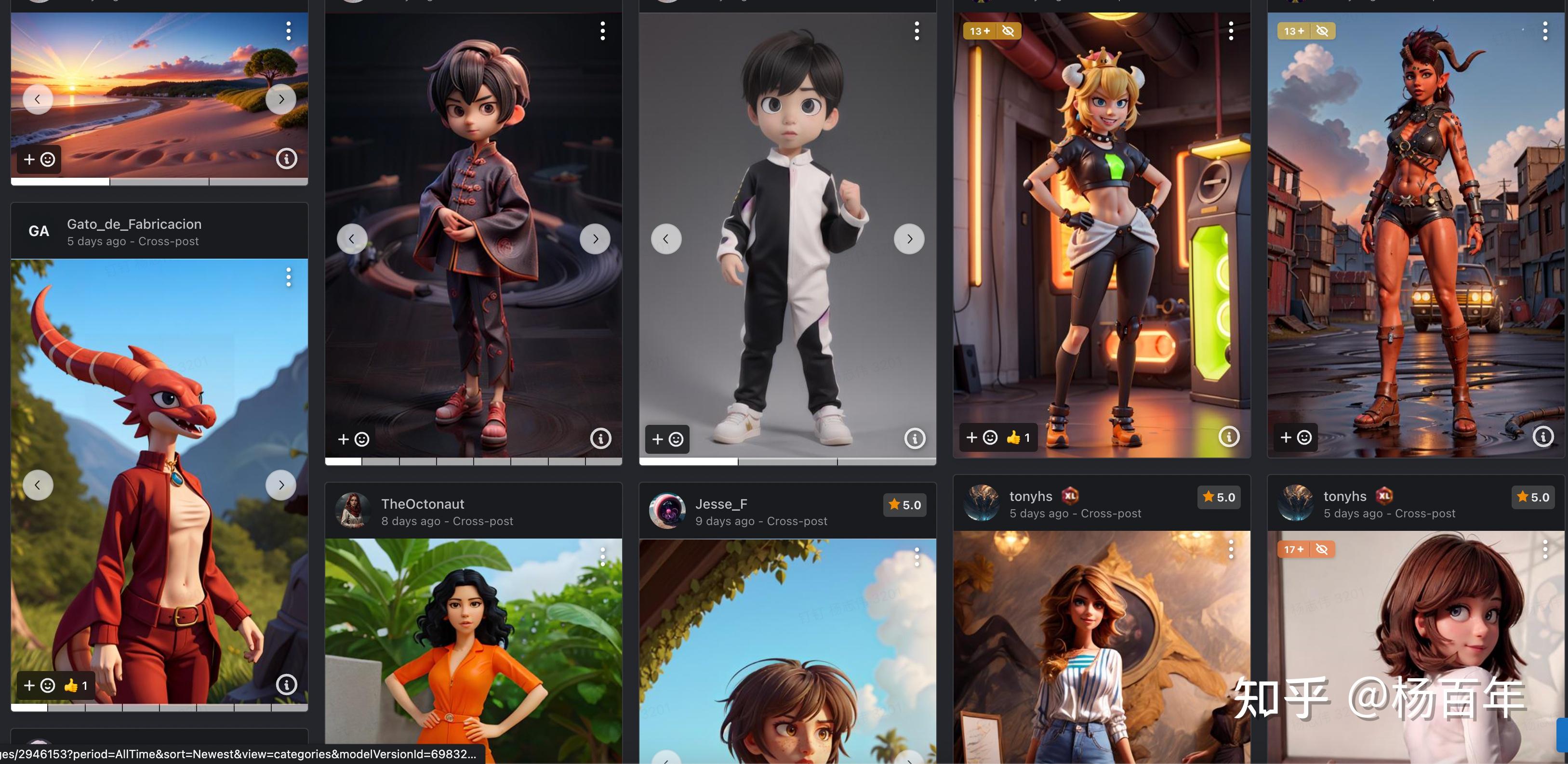 100个SD模型推荐-（三）Disney Pixar Cartoon Type - 知乎