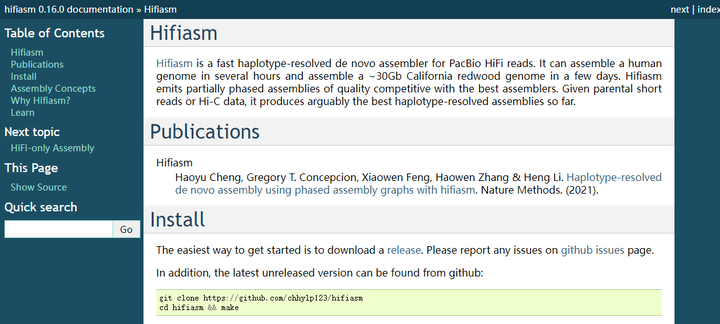 Hifiasm：基因组组装软件 - 知乎