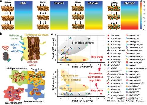 《Adv. Mat.》：多功能MXene仿生电磁屏蔽材料！ - 知乎