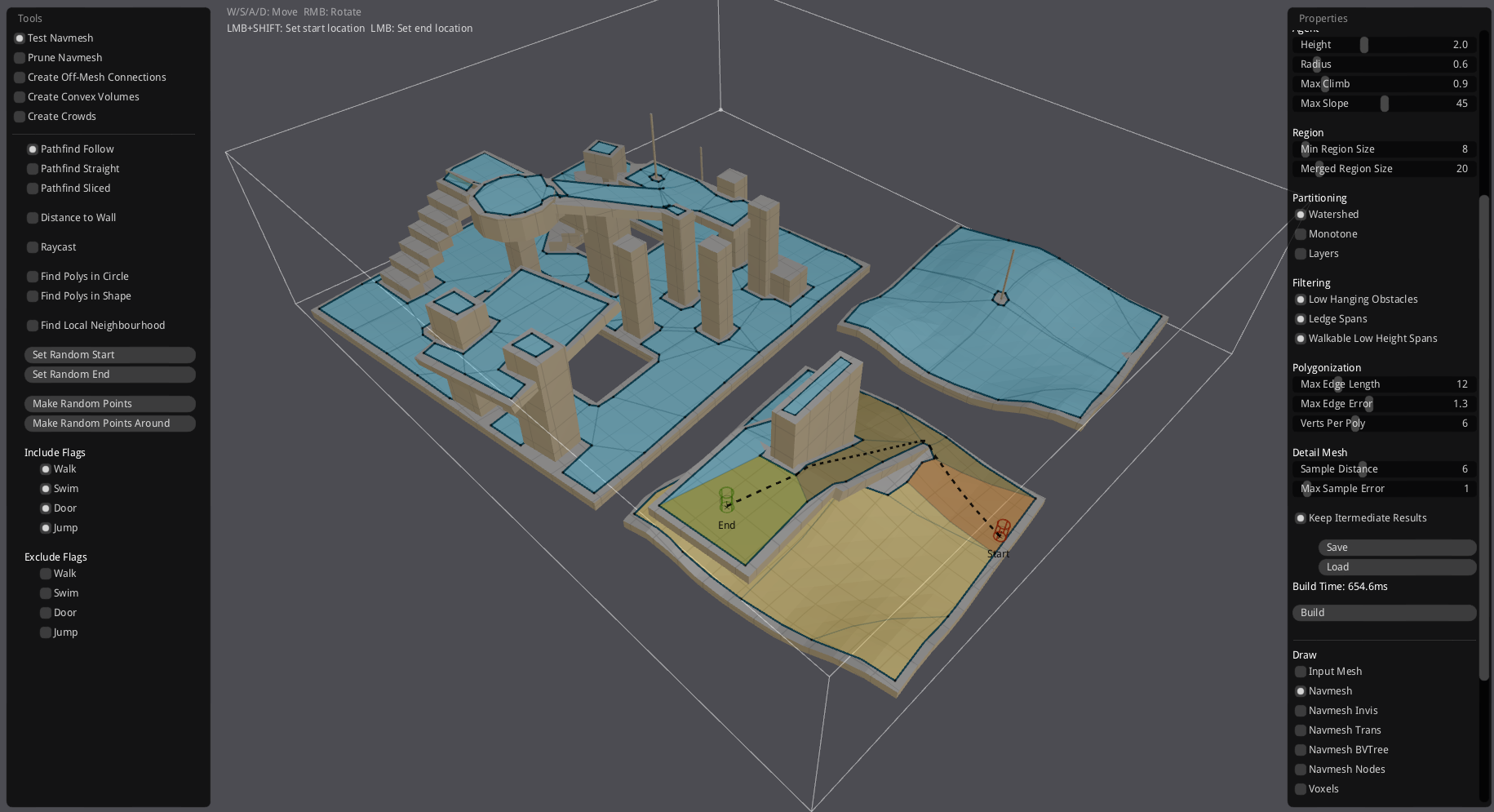 接入C++版本recastnavigation寻路库到Unity/服务端中 - 知乎
