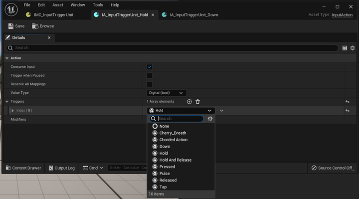 UE5 EnhancedInput InputTrigger - 知乎
