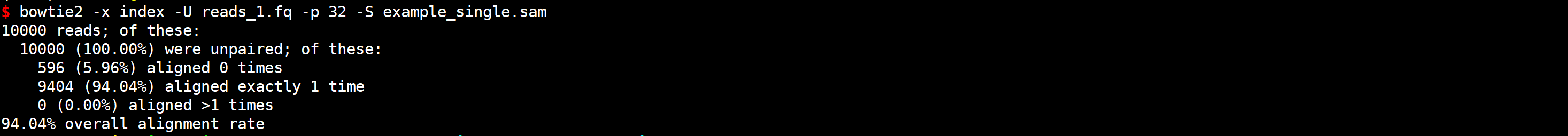 Reads比对工具Bowtie2软件的使用 - 知乎