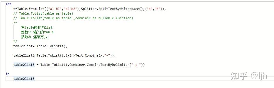 Power Query 笔记 - Table,List,Record转换 - 知乎