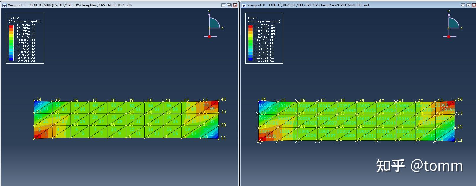 ABAQUS UEL - 二维3节点三角形单元开发及后处理显示 - 知乎