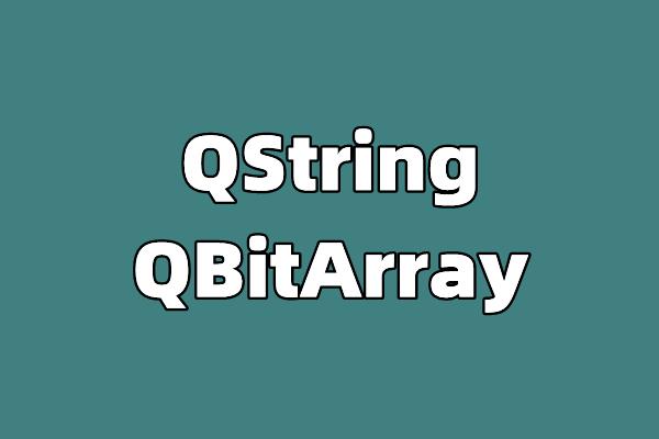QString、QBitArray - 知乎