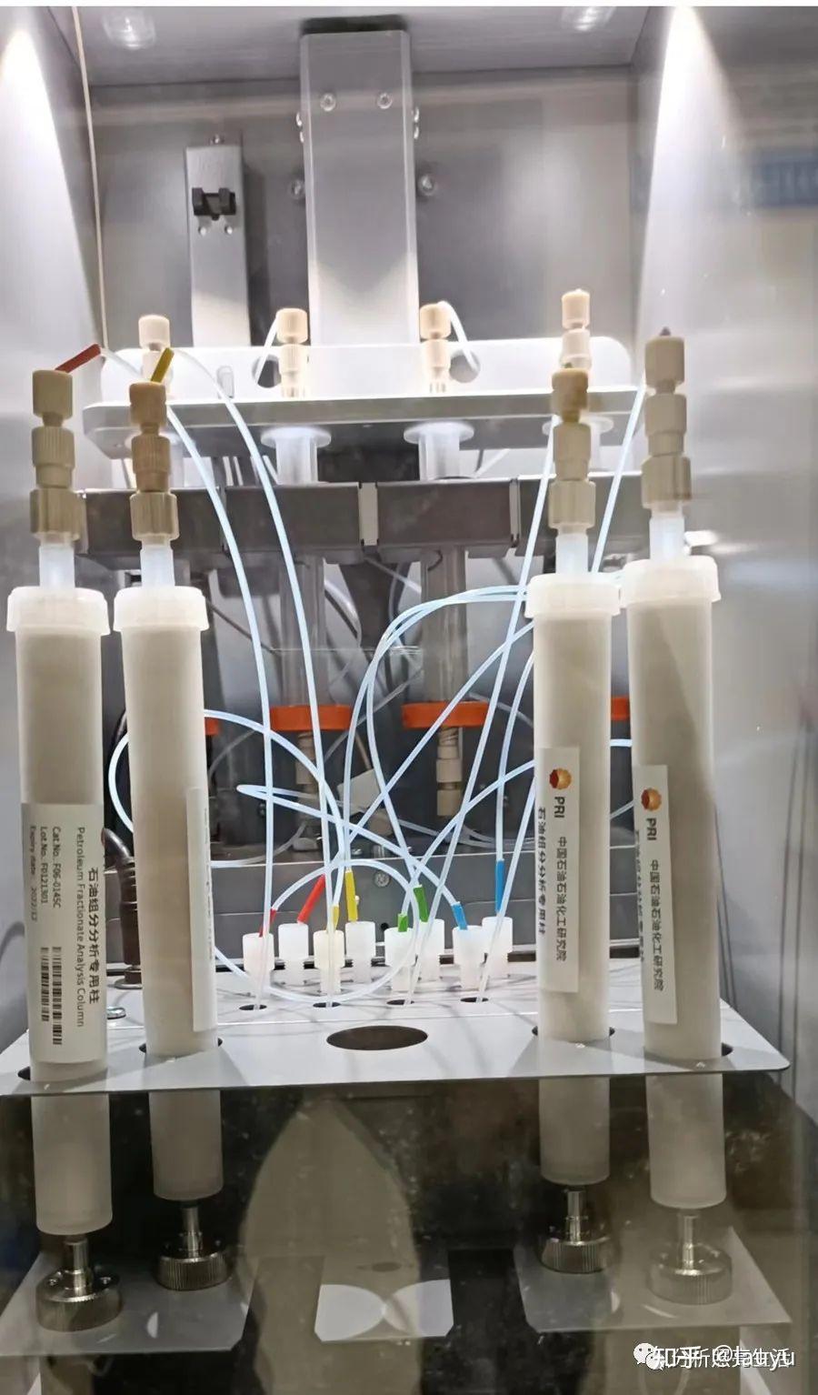 沥青四组分在中海油安装的实测记，化身精致小巧的现代分析仪器，告别柱层析的原始时代 - 知乎