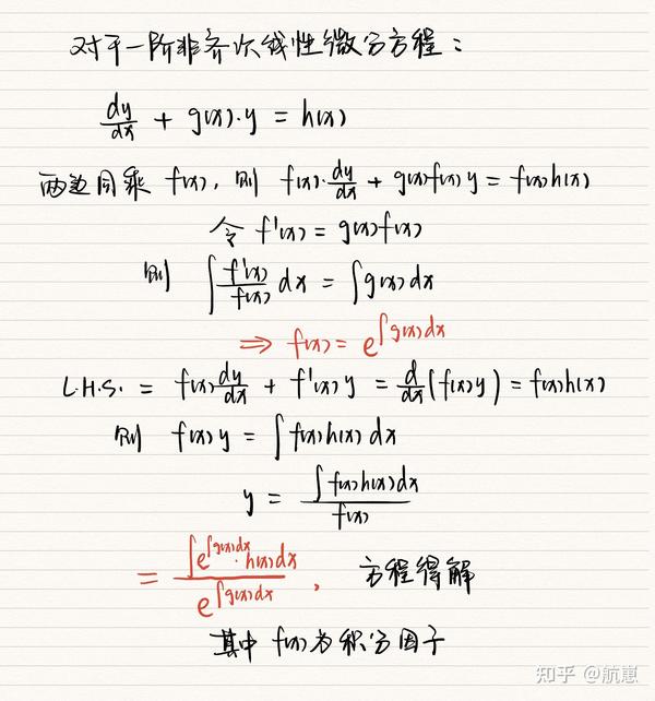 （非）齐次（非）线性常微分方程与极坐标 - 知乎