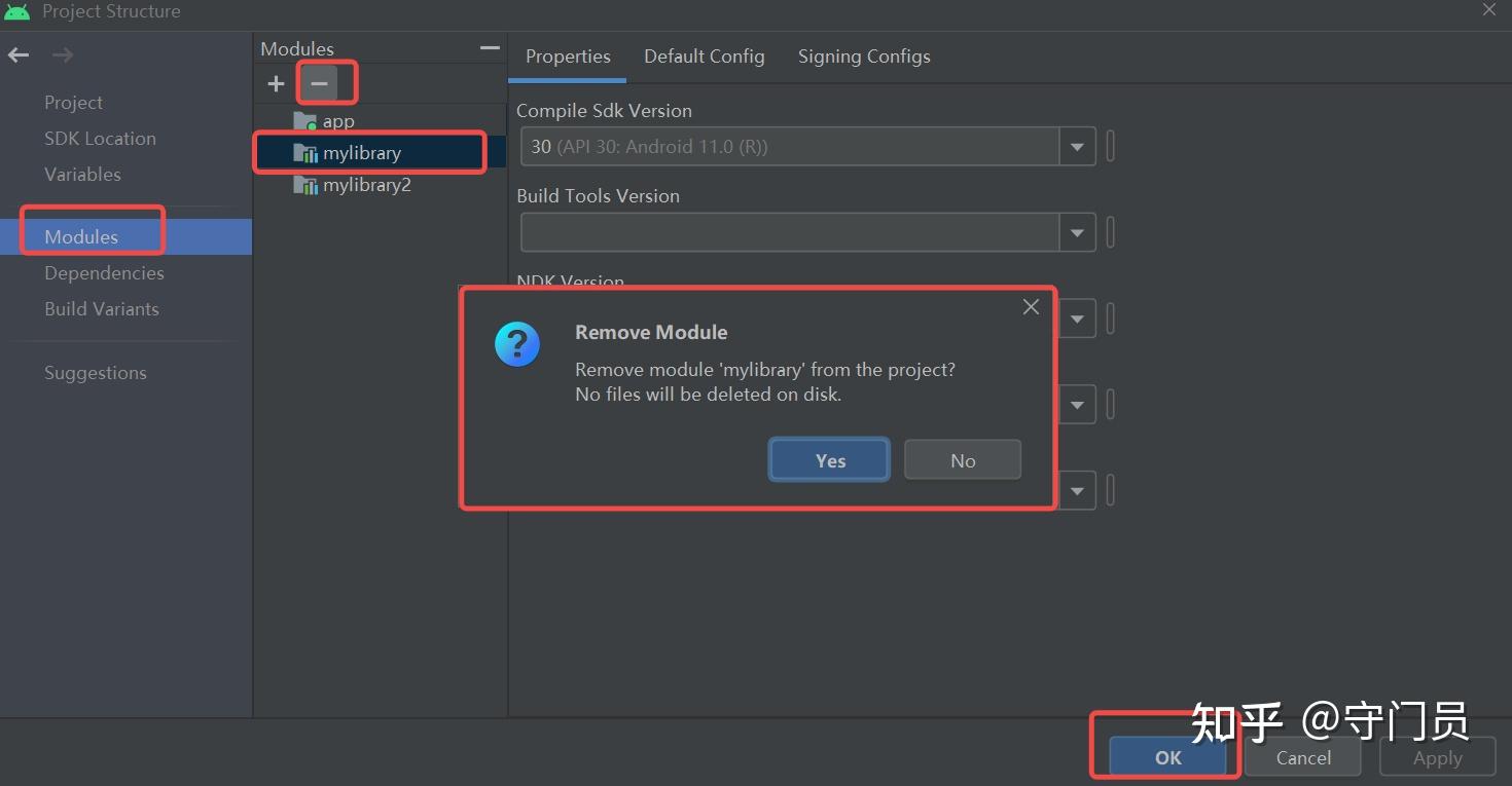 AndroidStudio移除项目中的library - 知乎