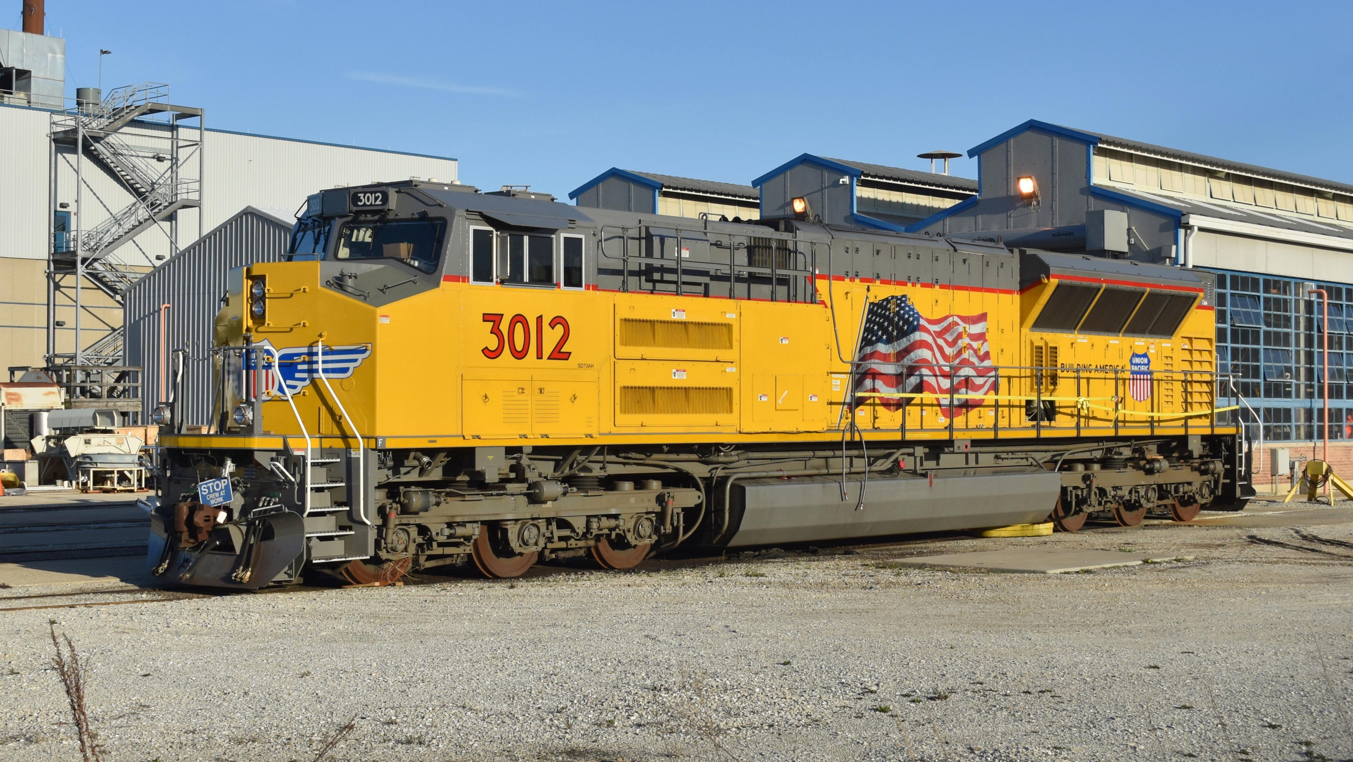 【科普】荣获特别车号及特别涂装的美国联合太平洋铁路SD70M型、SD70ACe型、SD70AH型、SD70AH-T4C型和SD70AH-T4型 ...