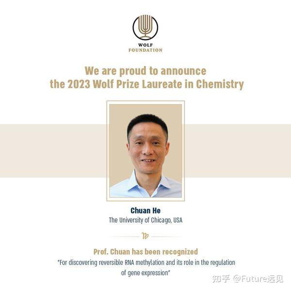 2023年度沃尔夫奖揭晓 - 知乎