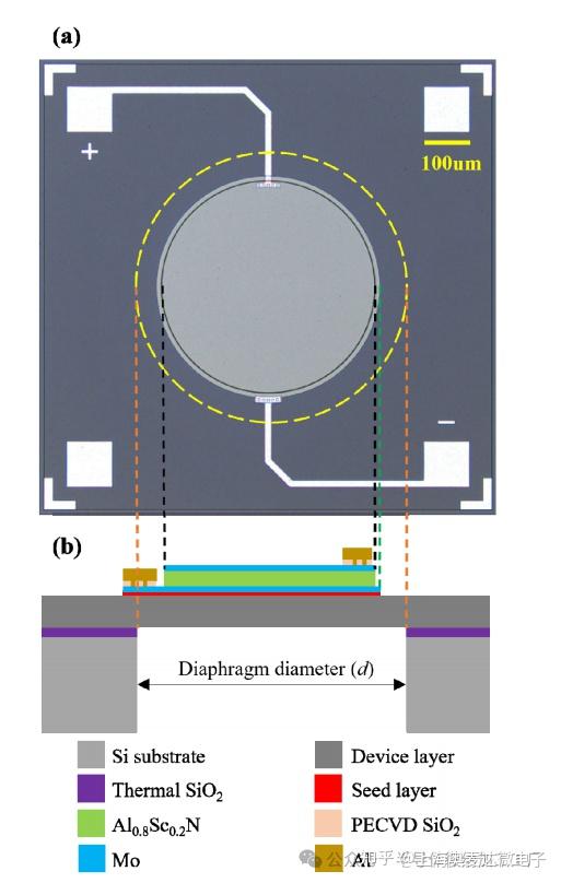SOI晶圆+ALSCN镀膜+PMUT--基于AlScN的PMUT晶圆级性能系统研究（上海大学&成都纤声） - 知乎