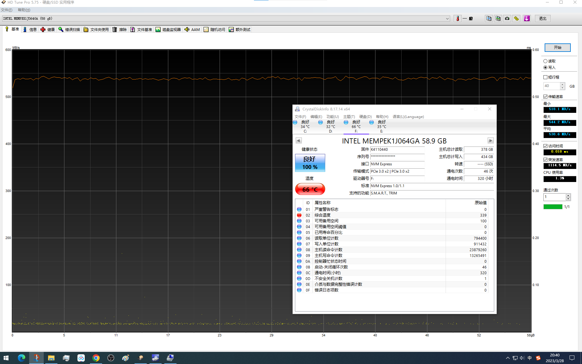 intel傲腾P1600X测试（对比M10） - 知乎
