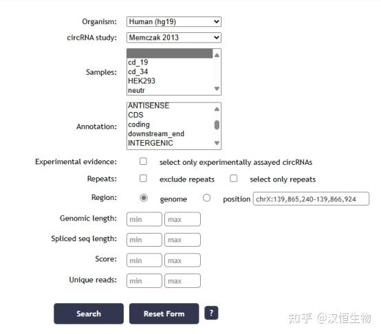 常用网站介绍|circRNA研究常用数据库——circBase（二） - 知乎