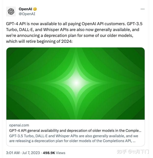 OpenAI体验4 —— GPT-4 API全面开放和代码解释器 - 知乎