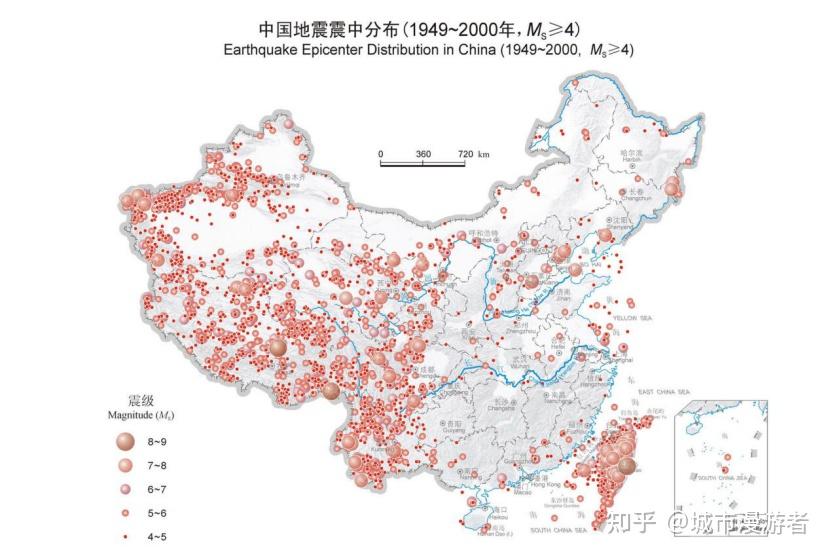 我国主要城市受地震影响分级 - 知乎