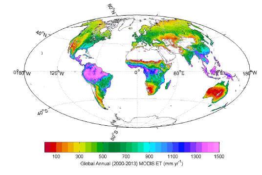 MOD16（MODIS全球蒸散发数据产品）介绍及下载 - 知乎