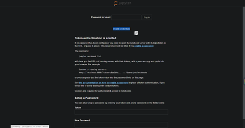 jupyter登录的时候报错:Invalid credentials 解决方案 - 知乎