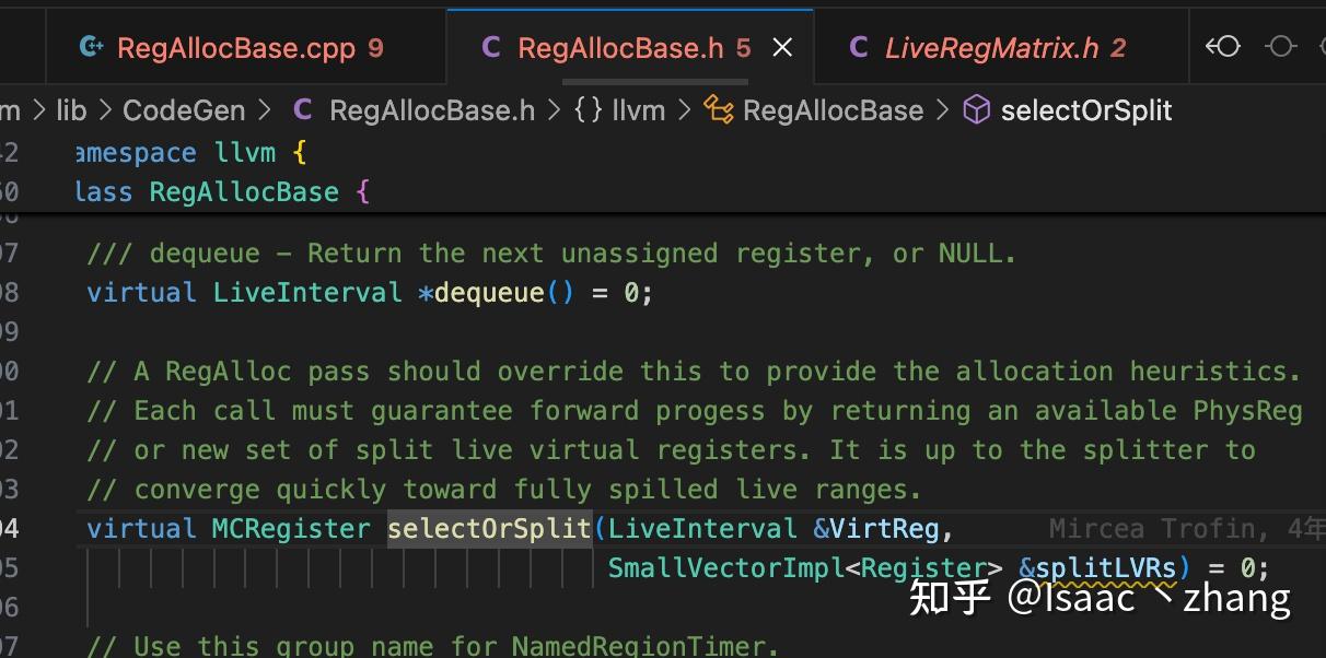 过一遍LLVM中Register Allocate 相关pass源码(basic register allocator) - 知乎