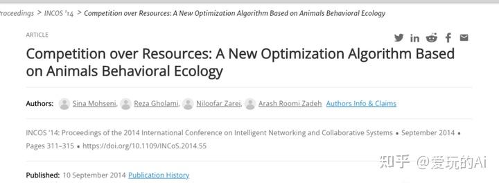 优化算法-资源竞争算法Competition Over Resources（附Matlab代码） - 知乎