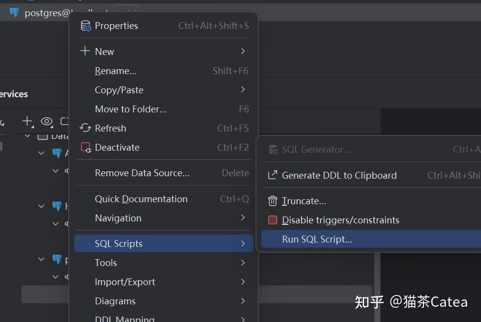 Datagrip+PostgreSQL 操作的注意事项 - 知乎