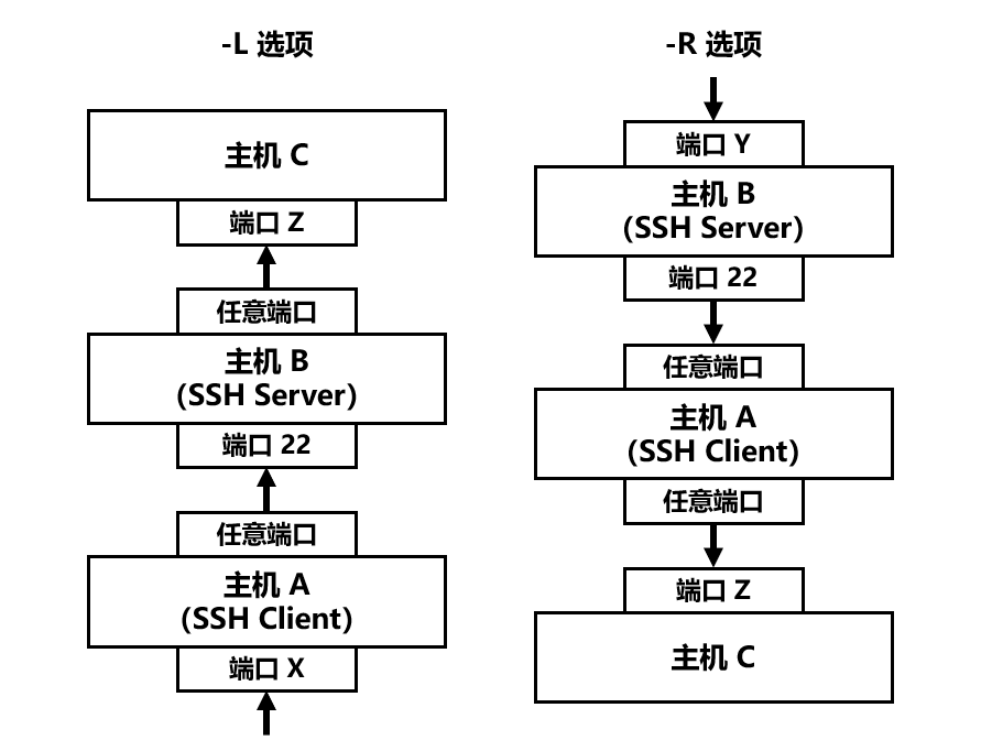 SSH 的 -L、-R 和 -D 选项 - 知乎