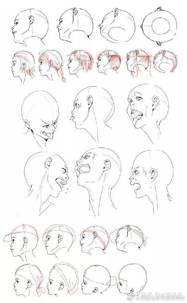 可爱又迷人的侧脸怎么画? 知乎