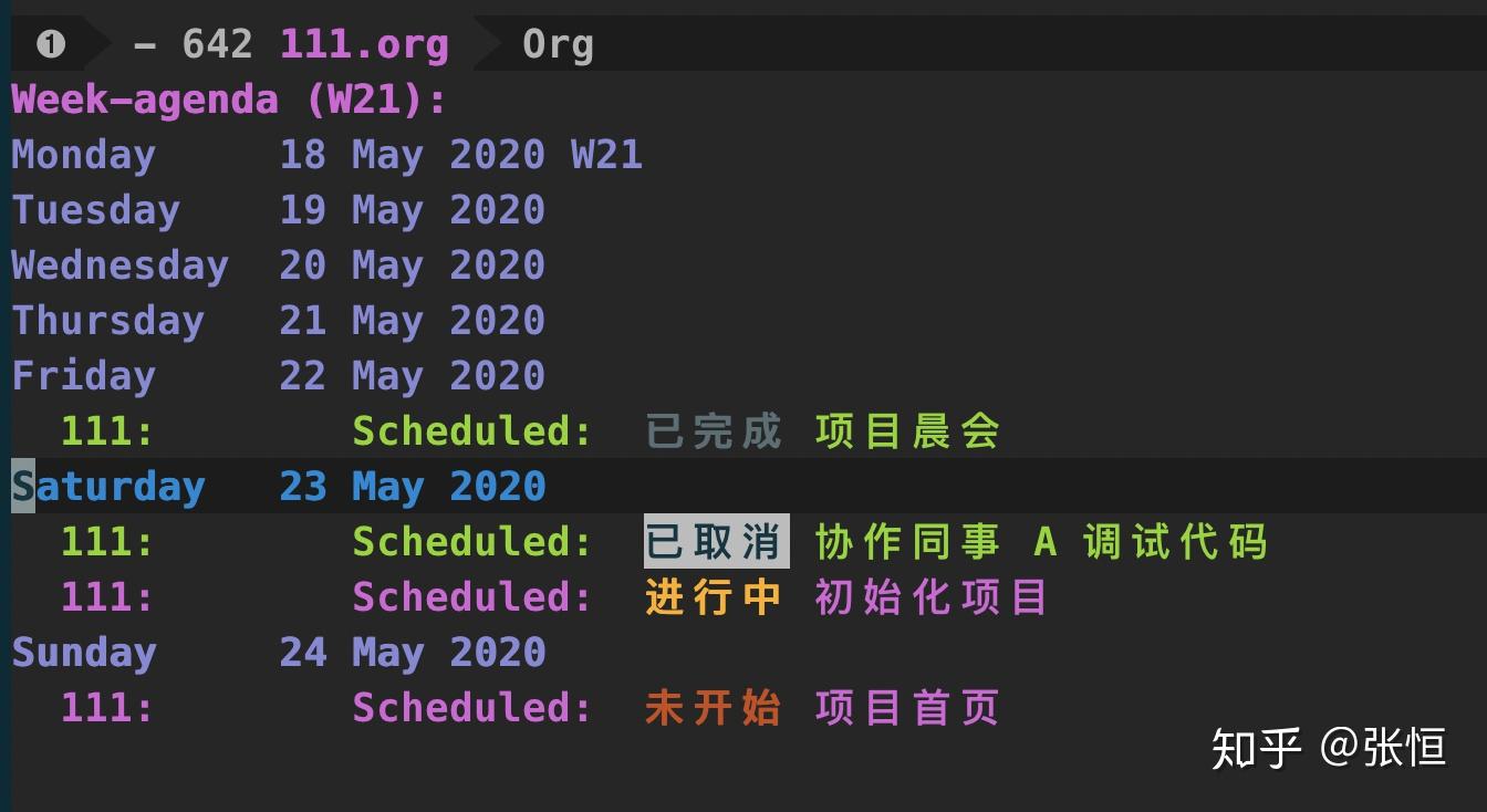 Org Mode - 年轻人的第一堂时间管理课程 - 知乎
