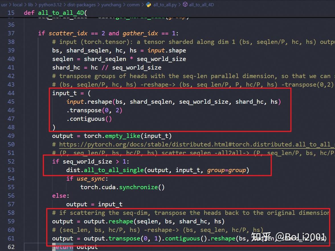 Wan2.1的ulysses和ring attention的分布式推理实现 - 知乎