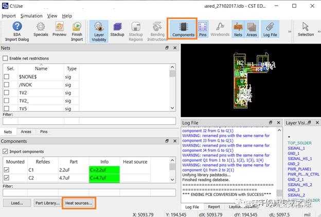 CST仿真案例：PCB热仿真1---元件热源 - 知乎