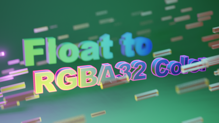 Technical Artist Note: Float to RGBA32 in Shader - 知乎