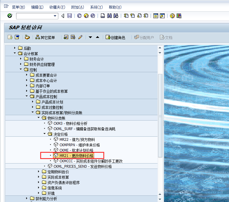 SAP中 更改物料的评估价格 MR21 - 知乎
