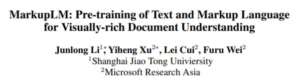 智能文档新成员：动态文档智能模型MarkupLM - 知乎