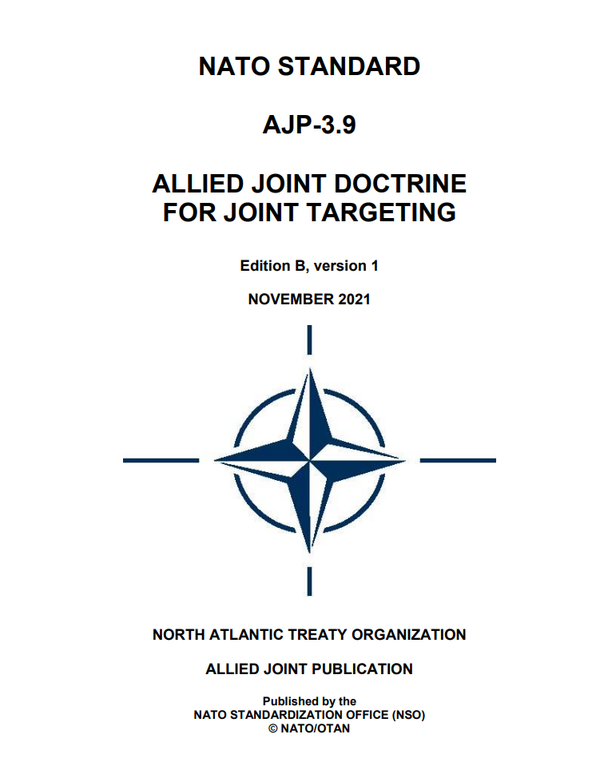 北约标准AJP-3.9《联合目标选择的盟国联合理论》，126页PDF - 知乎