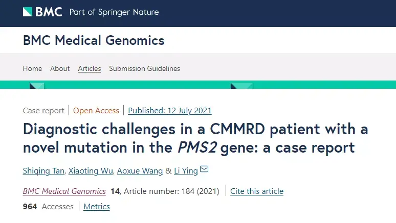 #泛教授读文献# 二代测序助力结构性错配修复缺陷综合征（CMMRD）诊断 - 知乎