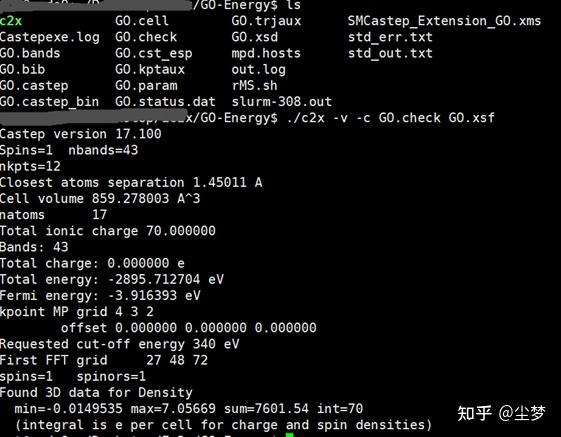 (CASTEP密度格式转VESTA) DFT计算文件电子密度文件格式转换分析器c2x - 知乎