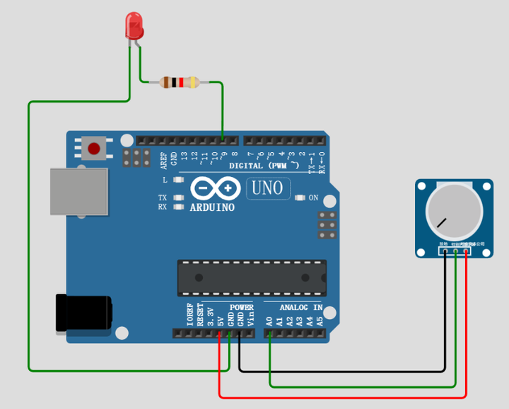 Arduino教程 （三）通过电位器控制 Led 灯 知乎 